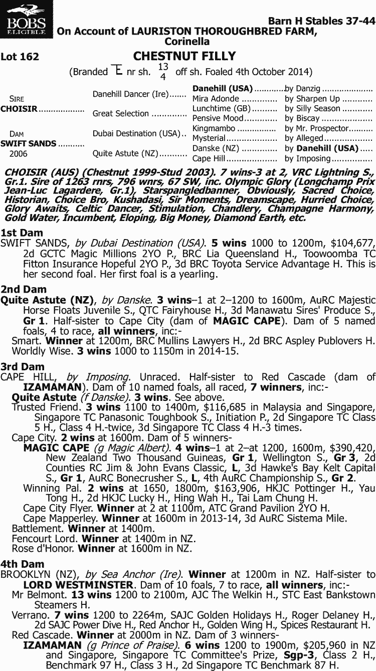 Swift Arrival Thoroughbred Horse Profile - Next Race, Form, Stats, News ...