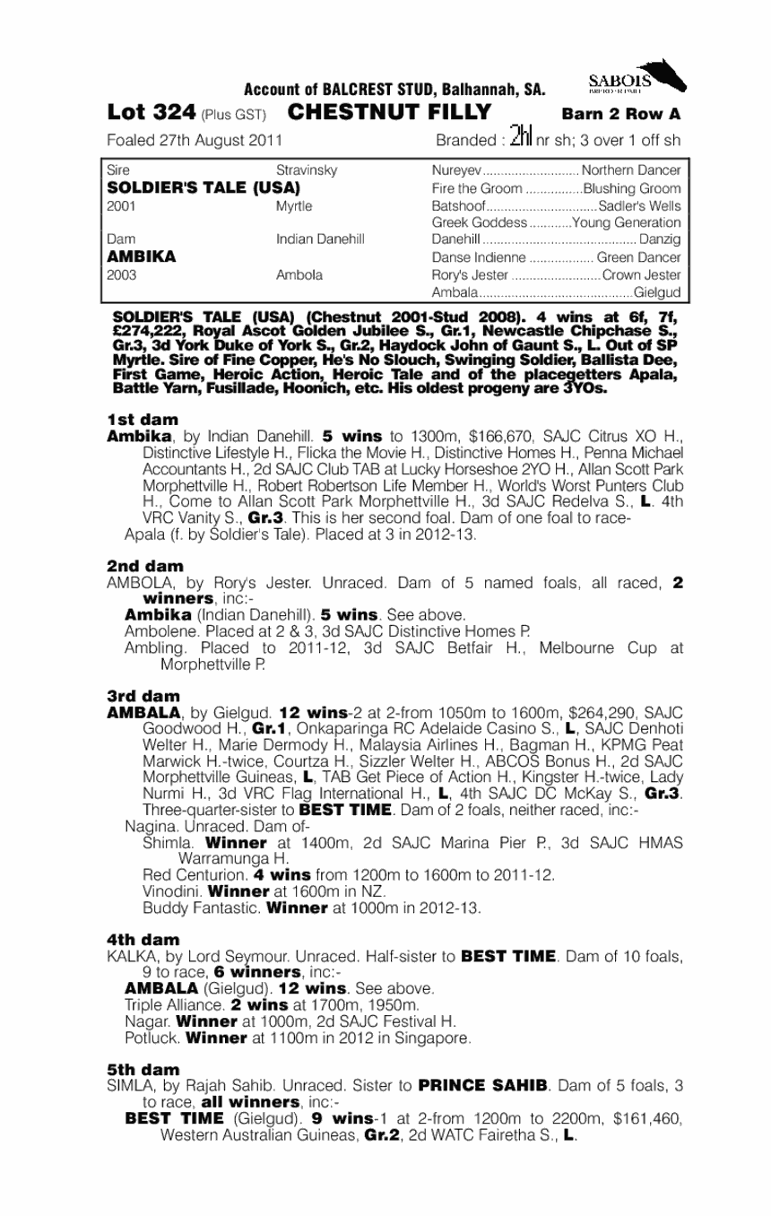 Anamika Thoroughbred Horse Profile - Next Race, Form, Stats, News, Breeding | Sky Racing World ...